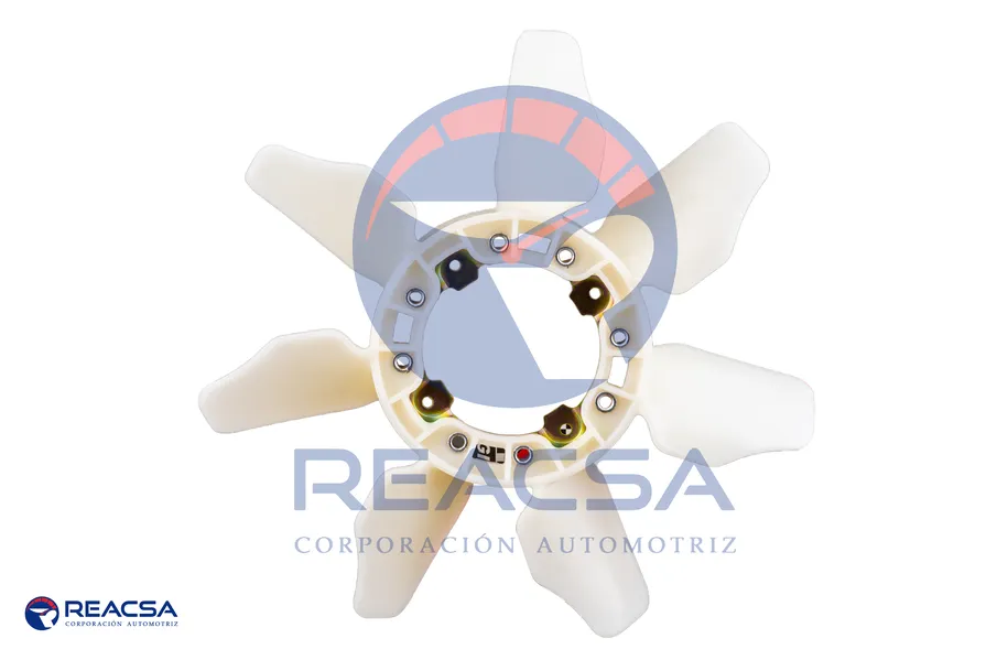 PALETA VENTILADOR TOYOTA HILUX 1KD/2KD 1GD/2GD 7 ALETAS 12.5CM X 42CM X ...